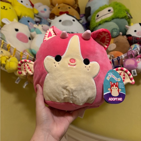Squishmallows | Toys | Squishmallows Adopt Me Strawberry Bat | Poshmark